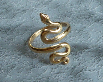 Bronze Snake Ring - Etsy