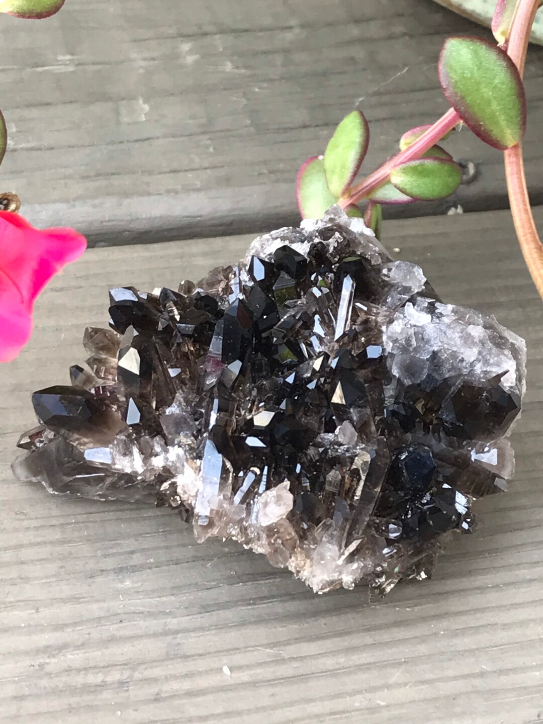 Irradiated Smoky Quartz Multiple Points ~ A++ Stone ~ Double Sided ...