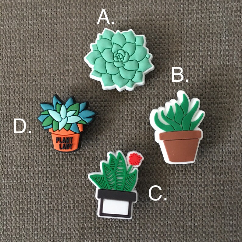 Succulent Croc Charms - Etsy