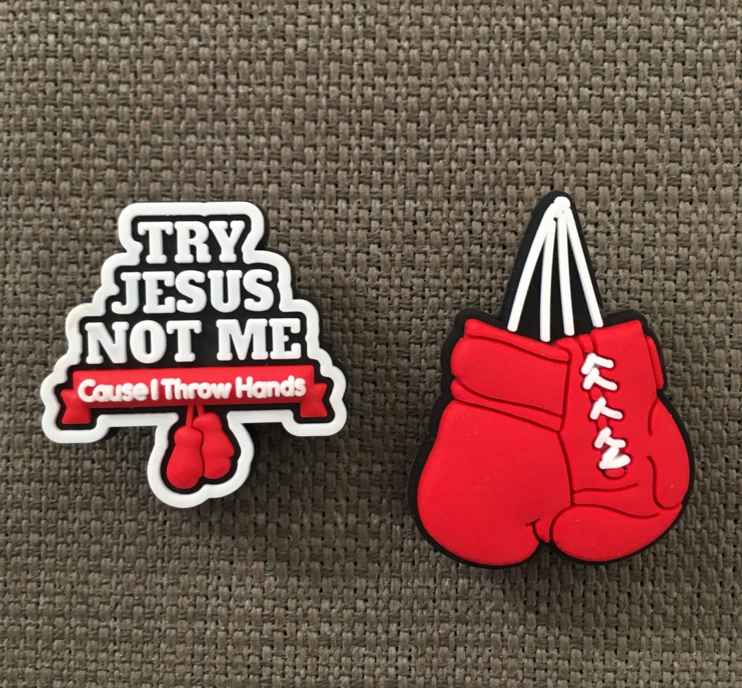 Try Jesus Not Me Croc Charm - Etsy