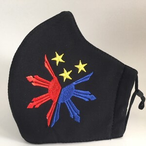 Embroidered Filipino Philippines Flag Face Mask - Etsy