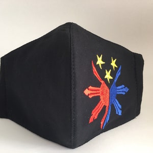 Embroidered Filipino Philippines Flag Face Mask - Etsy