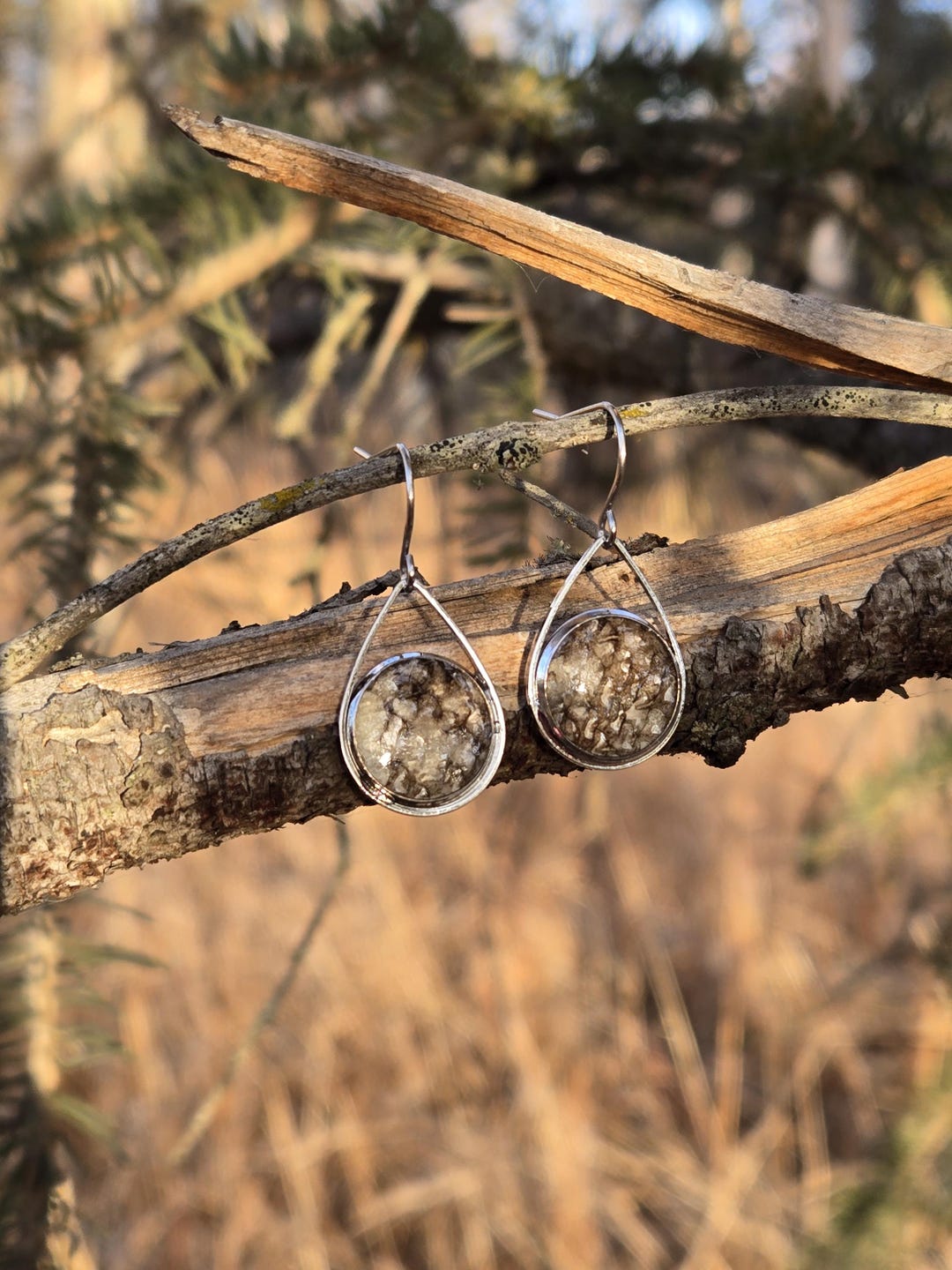 The Rylie - Our Round Pike Tear Drop Earrings - Handmade Jewelry ...