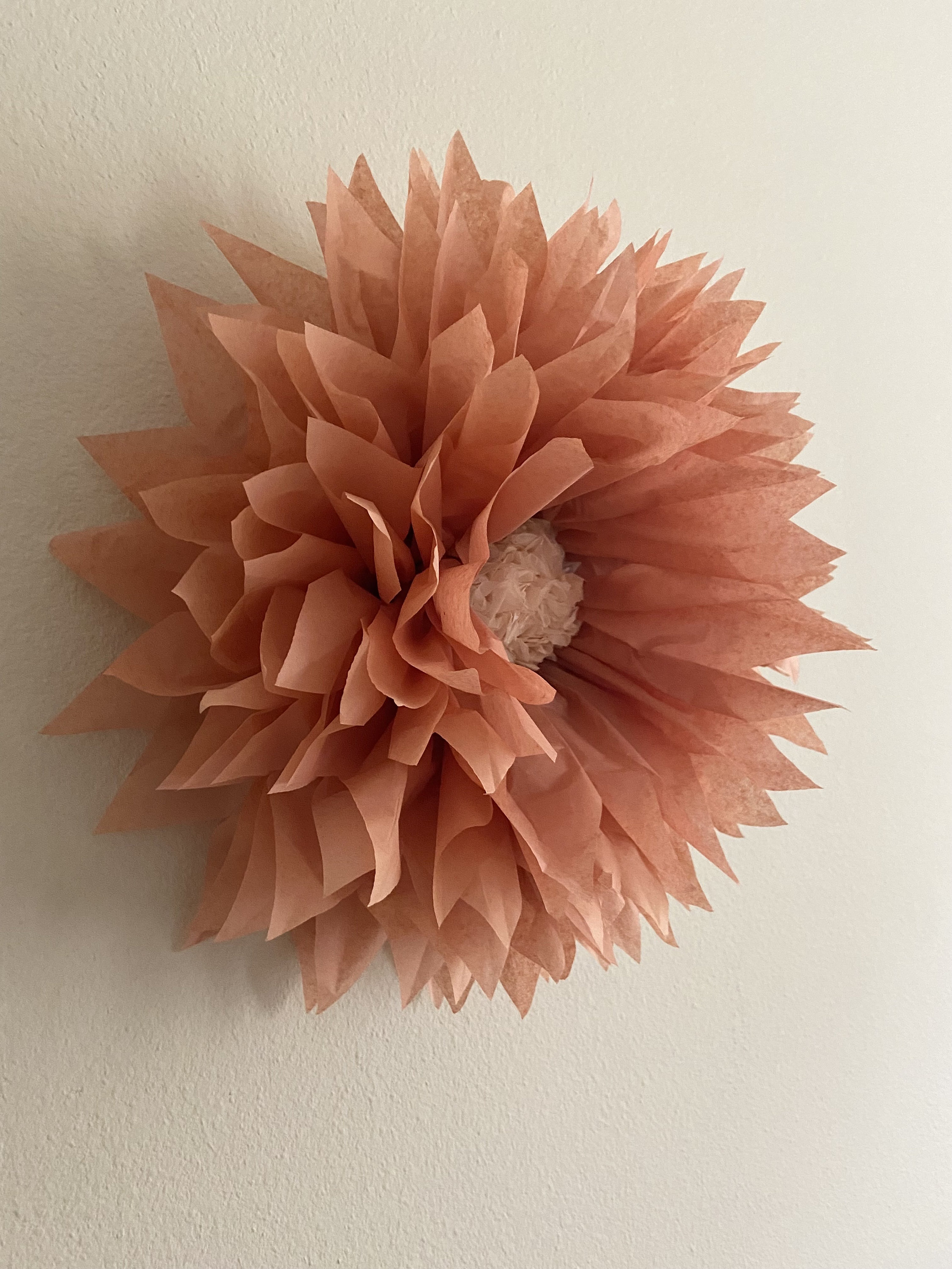 Retro Boho Tissue Paper Flowers for Girls Nursery Decor, Boho Dorm ...
