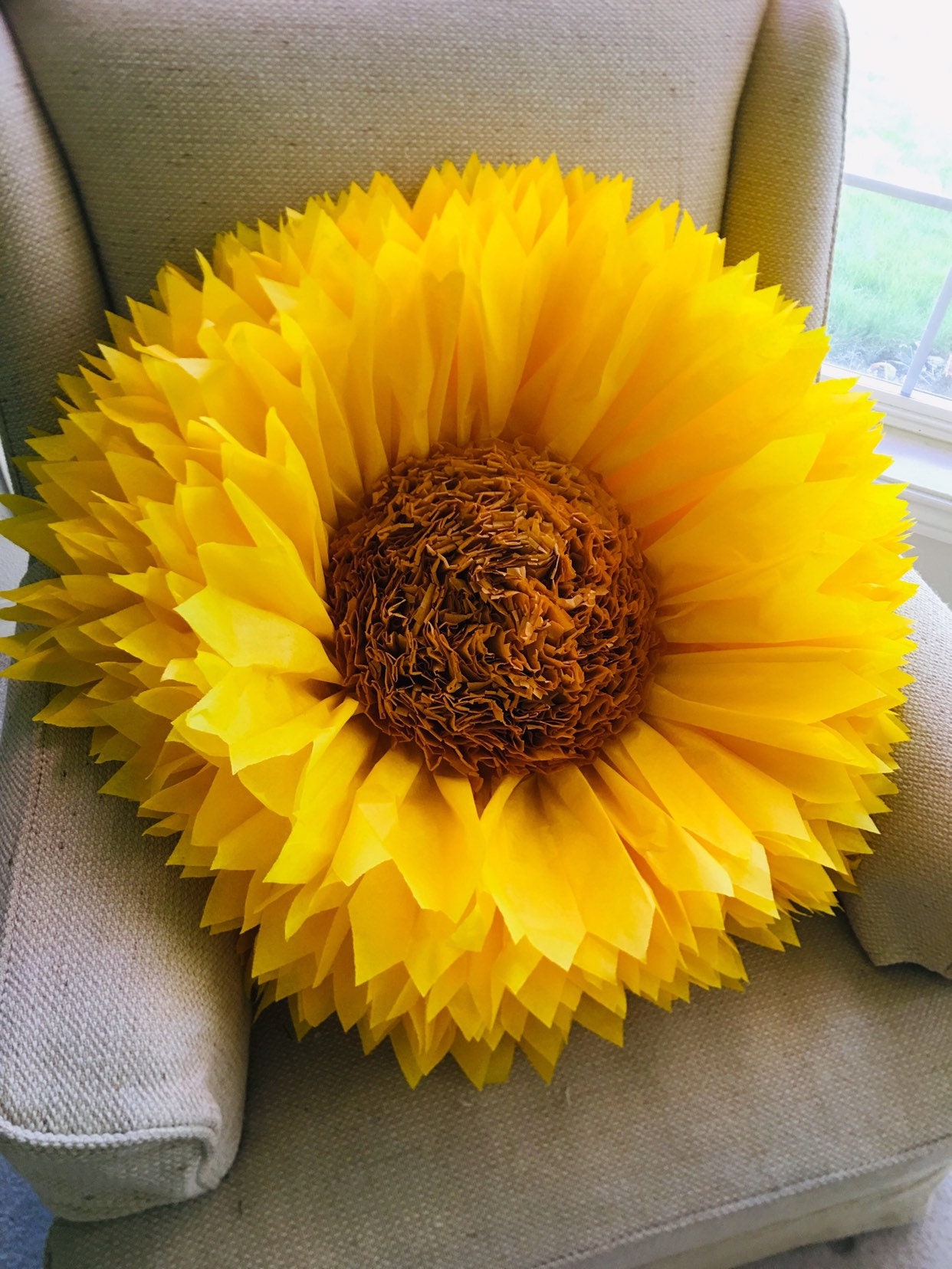 Giant Paper Sunflower Backdrop for Parties Weddings | Etsy