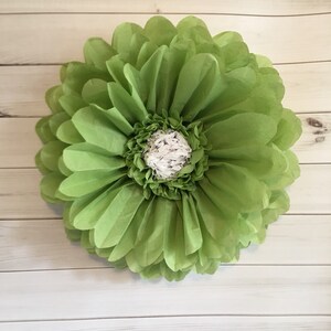 Giant Sage and White Flower Backdrop for Bridal and Baby Showers ...