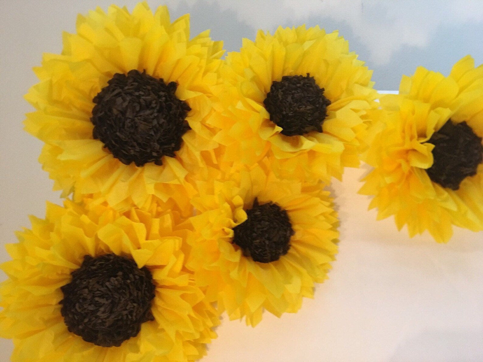 Choose Your Own Paper Sunflower Backdrop for Sunflower Wedding - Etsy