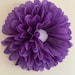 Royal Purple Paper Flower Backdrop Beautiful for Home and - Etsy