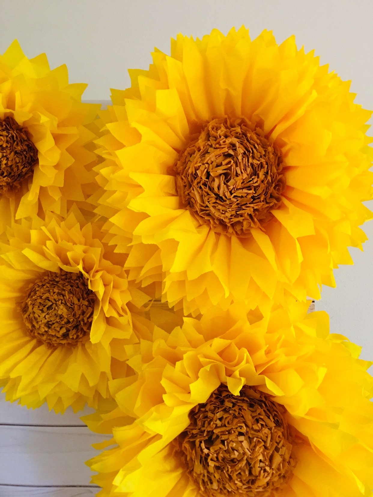 Giant Paper Sunflower Backdrop for Parties Weddings | Etsy