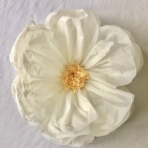 Black and White Tissue Paper Flower Arch Backdrop for Party Decor ...