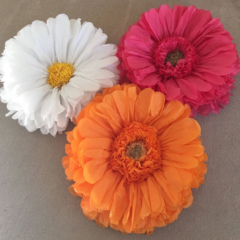 Large Paper Flowers - Etsy