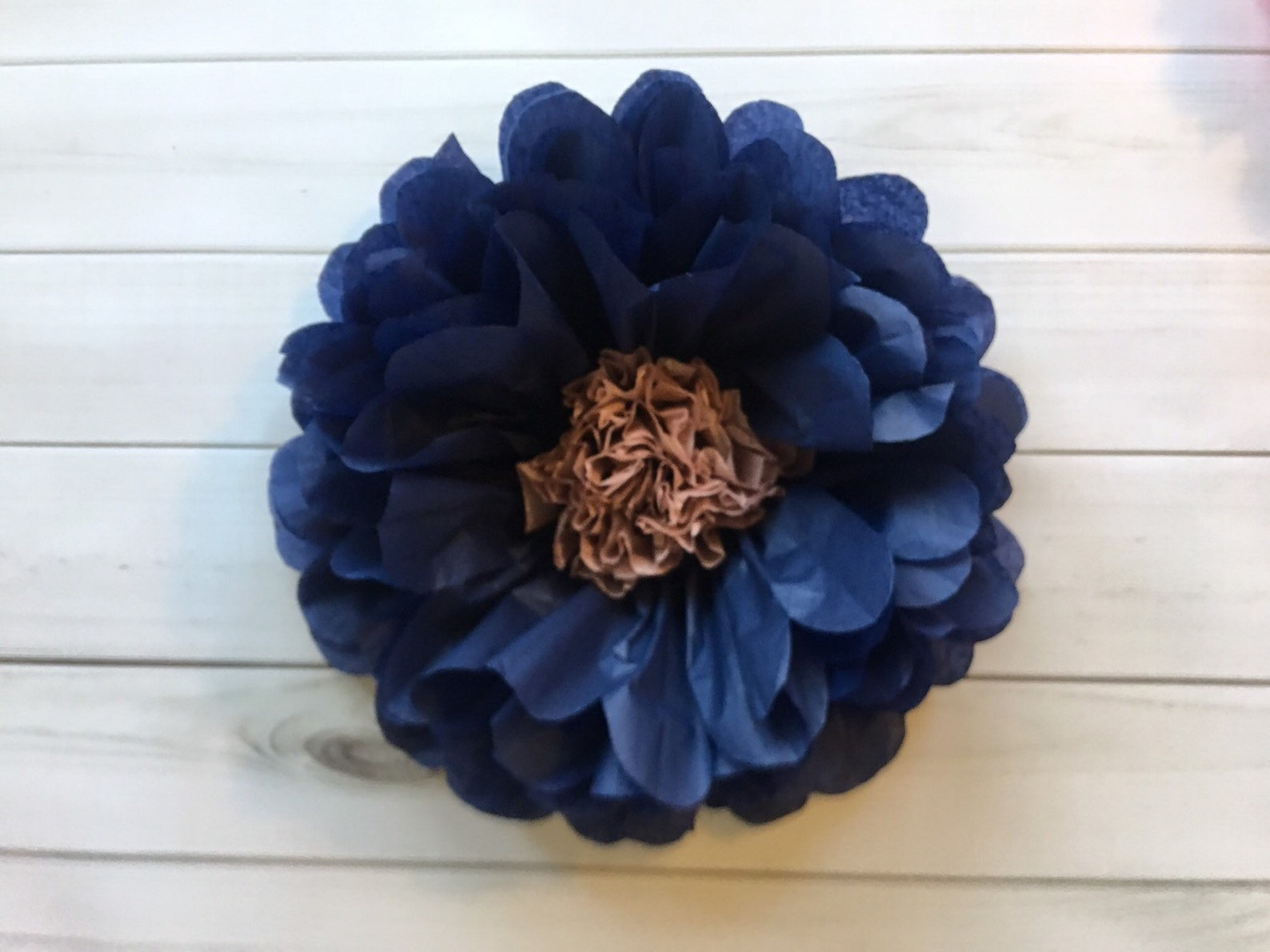 Choose Your Own Blue Paper Flower Backdrop for Parties Baby | Etsy