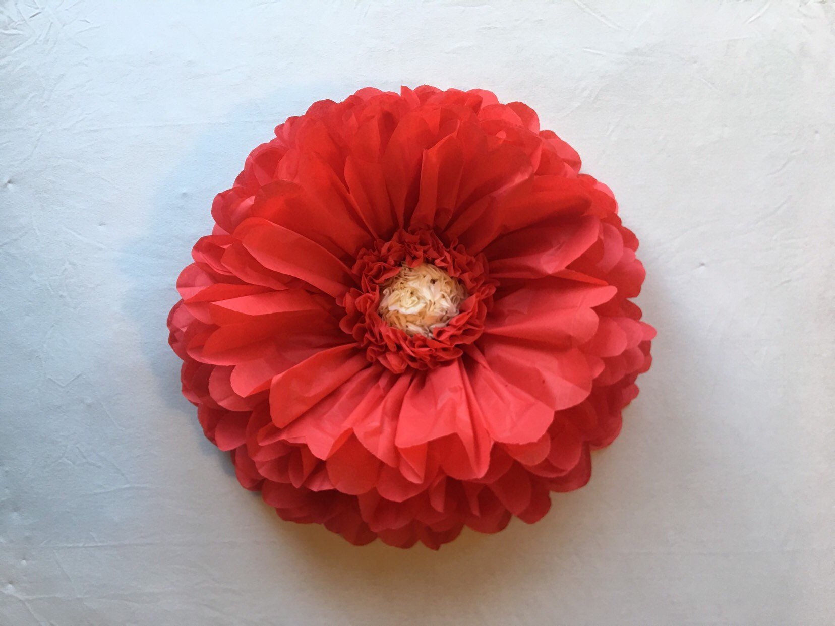 Pink White and Red Paper Flower Set for Valentine's Day | Etsy