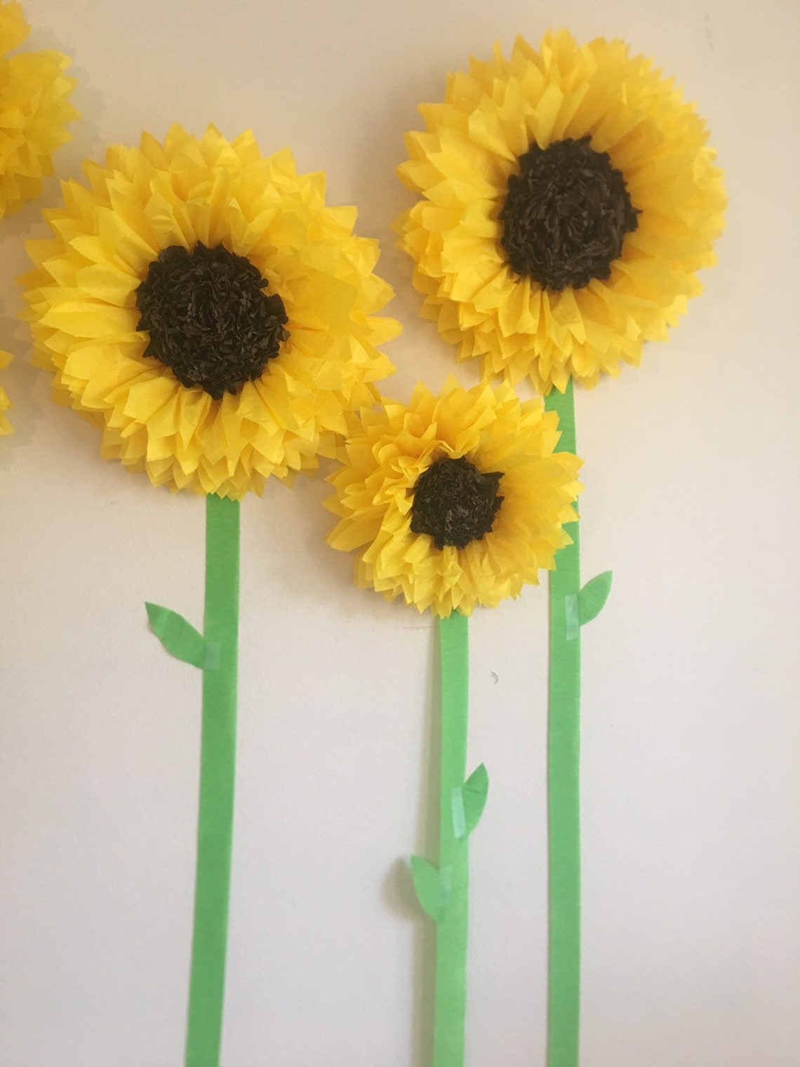 Paper Sunflower Backdrop for Parties Baby Showers Bridal - Etsy