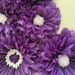 Royal Purple Paper Flower Backdrop, Beautiful for Home and Home Office ...