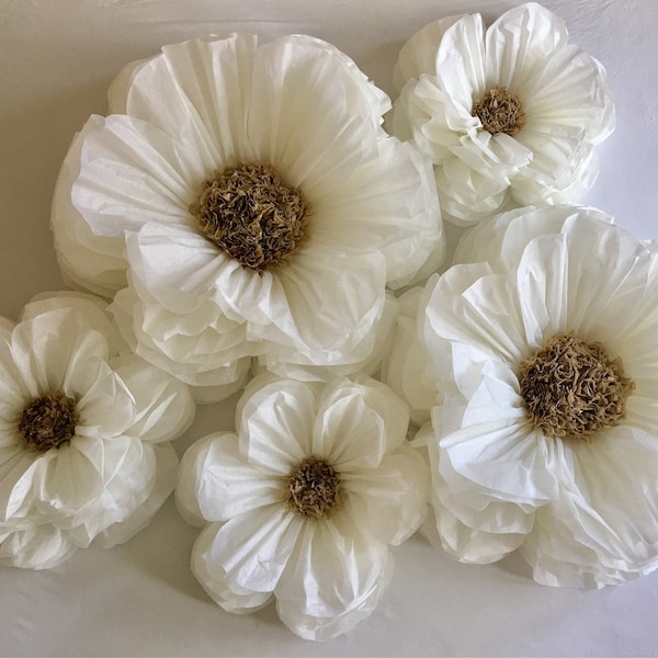 Tissue Paper Flowers - Etsy