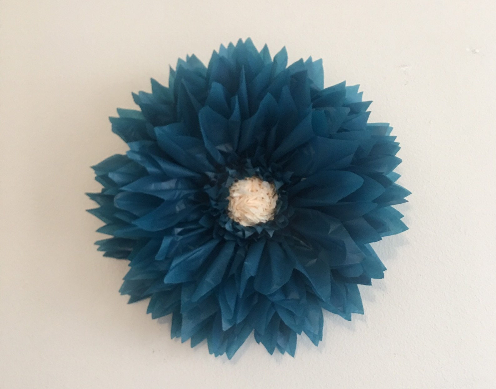 Choose Your Own Blue Paper Flower Backdrop for Parties Baby | Etsy