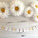 Giant Paper Flower Daisy Backdrop for Rustic Wedding Decor, Baby ...