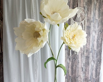 Giant Self Stand Flowers for Event Decor Large Flower Window Display ...