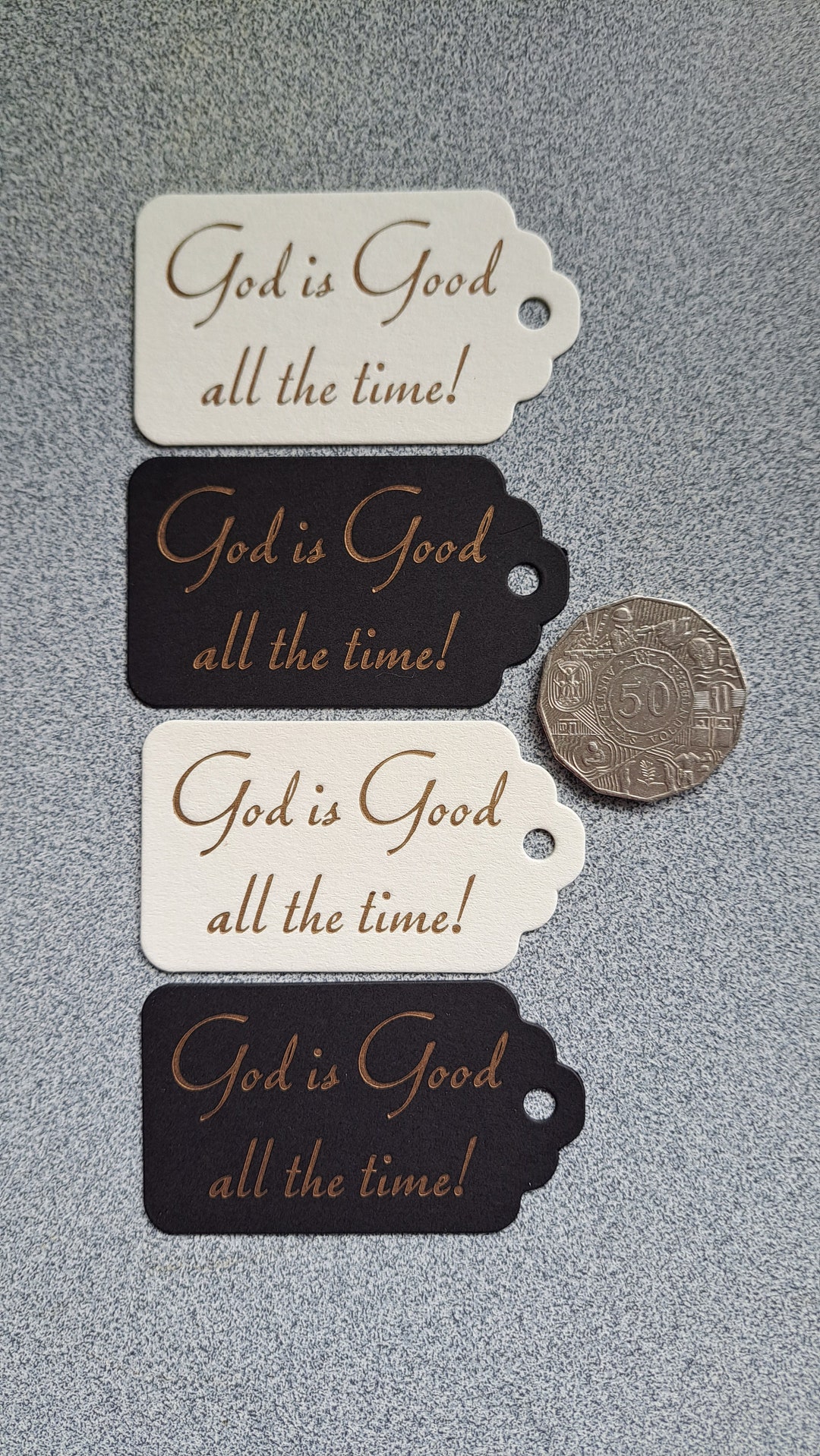 Christian Blessing Tags (god is Good) - Etsy