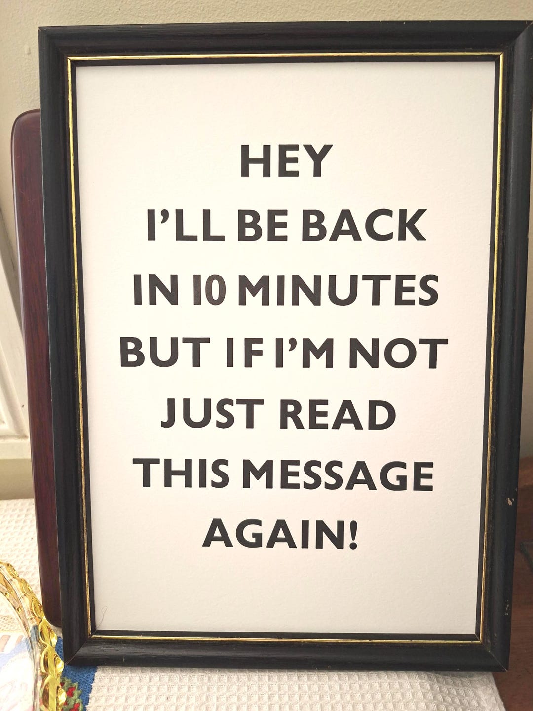 A4 Office Poster. Waiting Message - Etsy