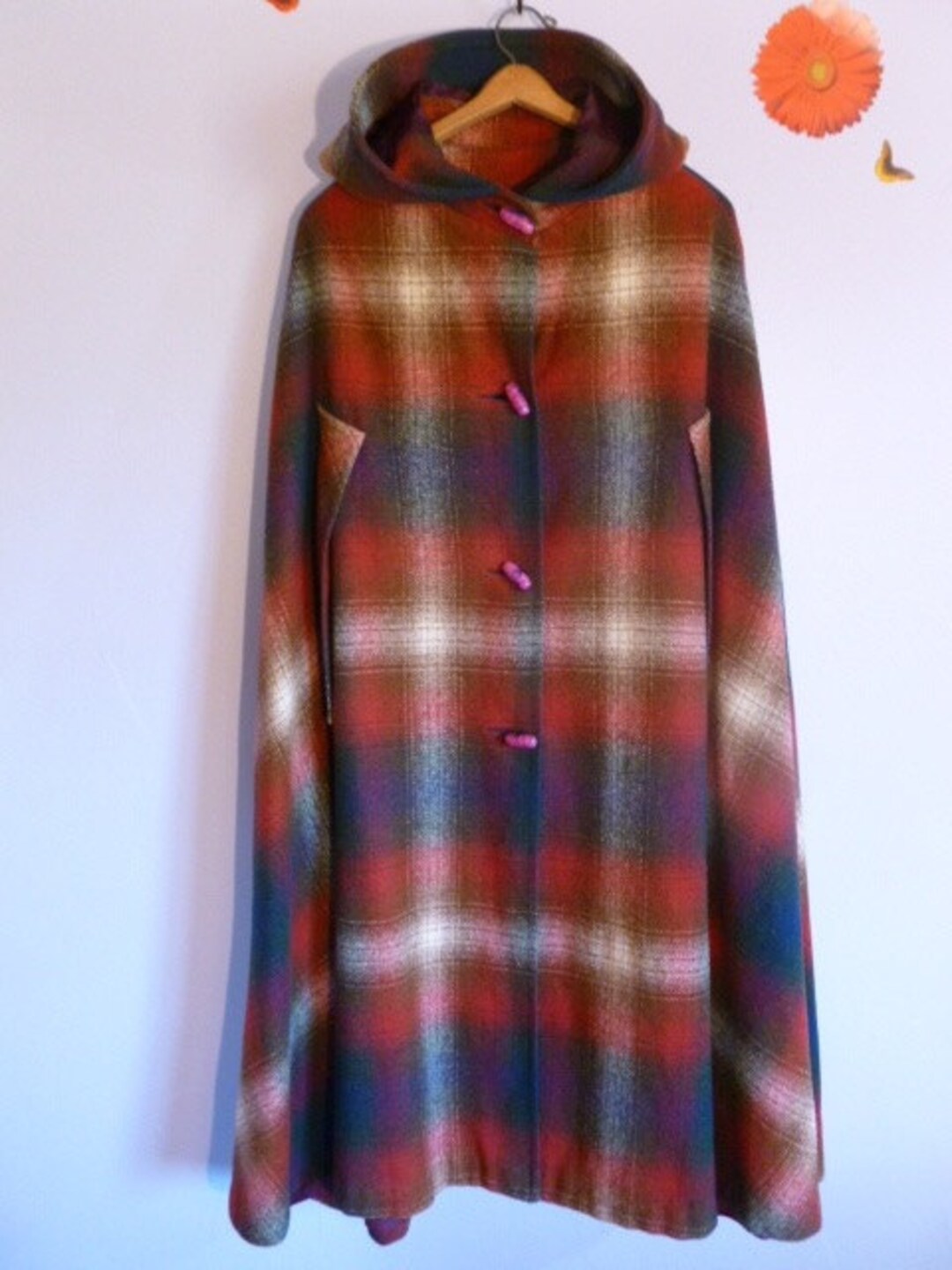 Vintage Mackintosh New York for Whistlestop Women's Plaid Wool Hooded ...
