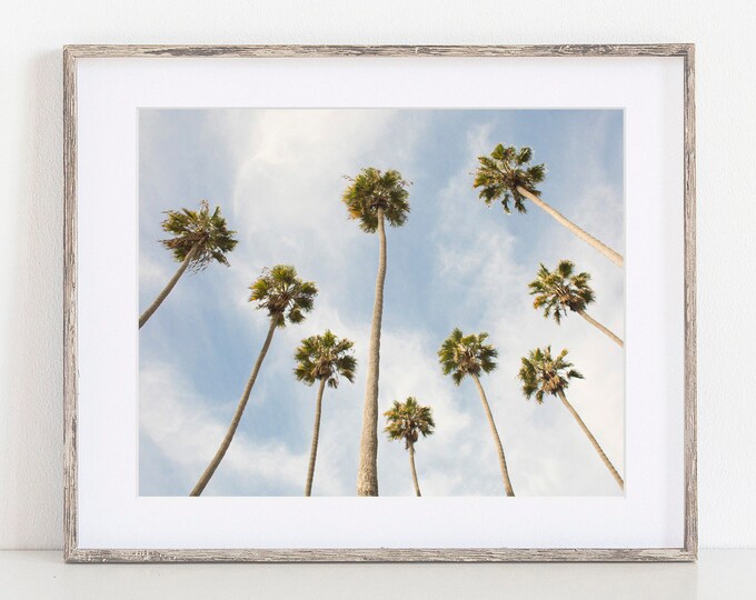 Palm Tree Prints California Palm Trees Los Angeles Wall Art | Etsy