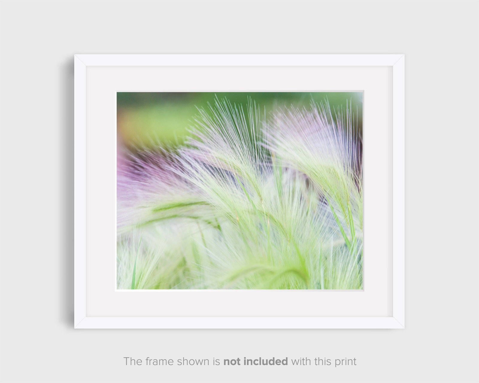 Set of 4 Prints Blue Green Wall Art, Spring Flower Prints, Flower ...