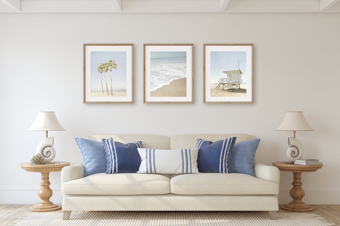 Set of 3 Prints, California Beach Prints, Beach Photography, Beach ...