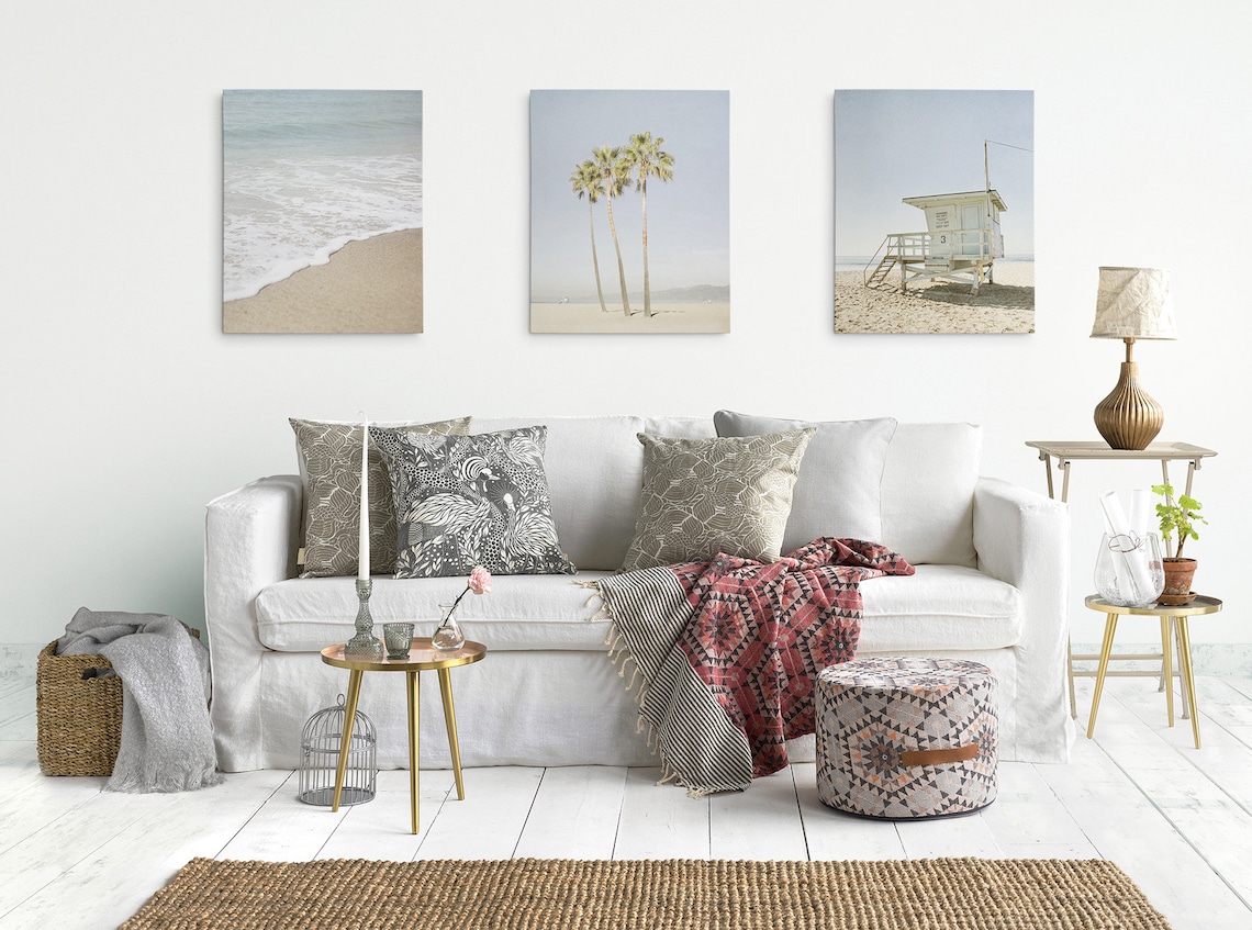 Set of 3 Prints, California Beach Prints, Beach Photography, Beach ...