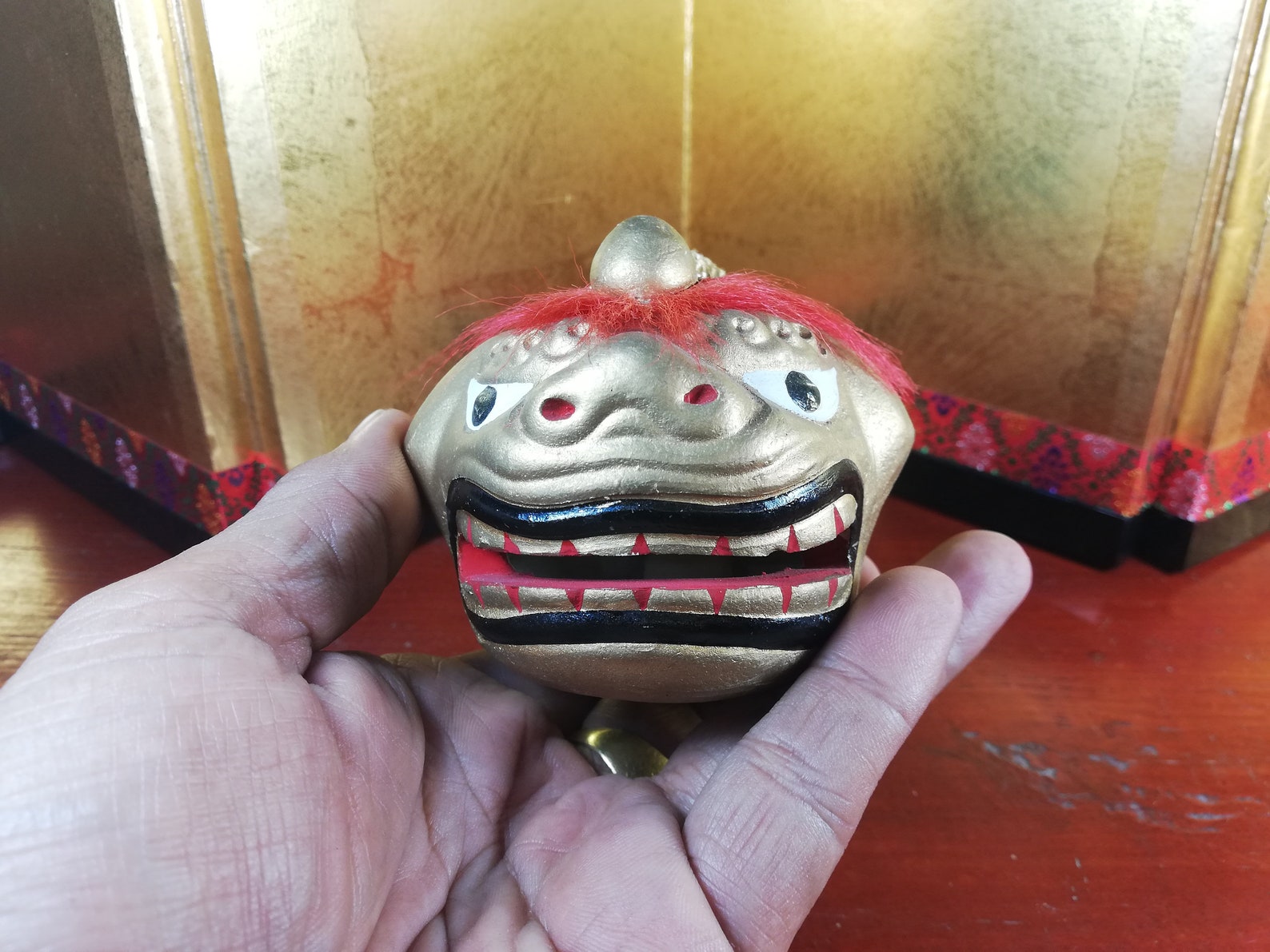 Japanese Ryukyu Shisa Shishi Lion Foo Dog Lion Guardian Mask | Etsy