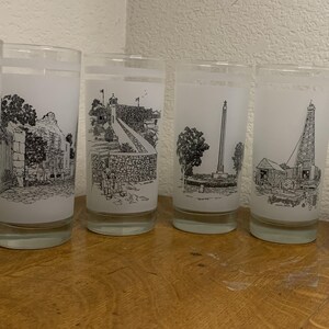 VTG Texas 150th Anniversary - Set of 6 Commemorative Glasses - Etsy