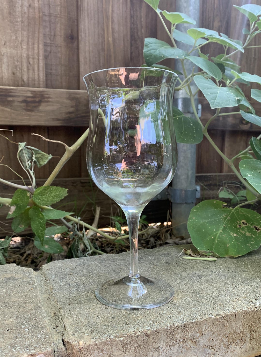 VTG Crystal Stemware Fluted Paneled Glass "optika" by Lenox 1980's ...