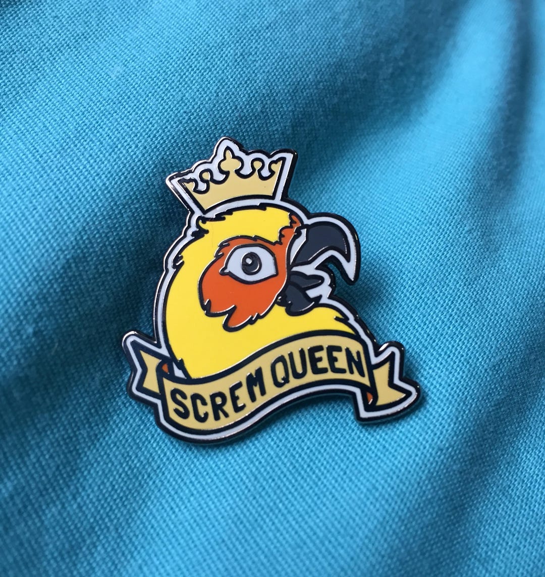 Screm Queen Mango Enamel Pin - Etsy