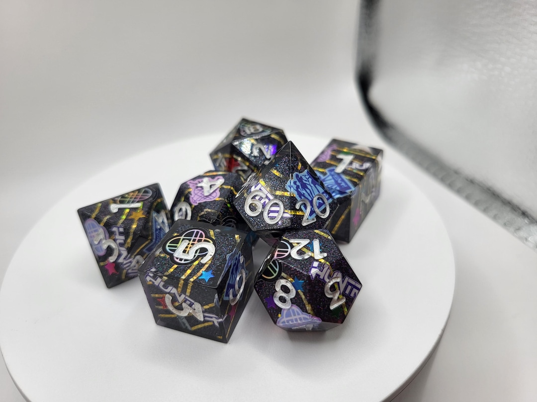 PREORDER Huntrix - Kpop Demon Hunters Inspired Set of 7 Gaming Dice ...