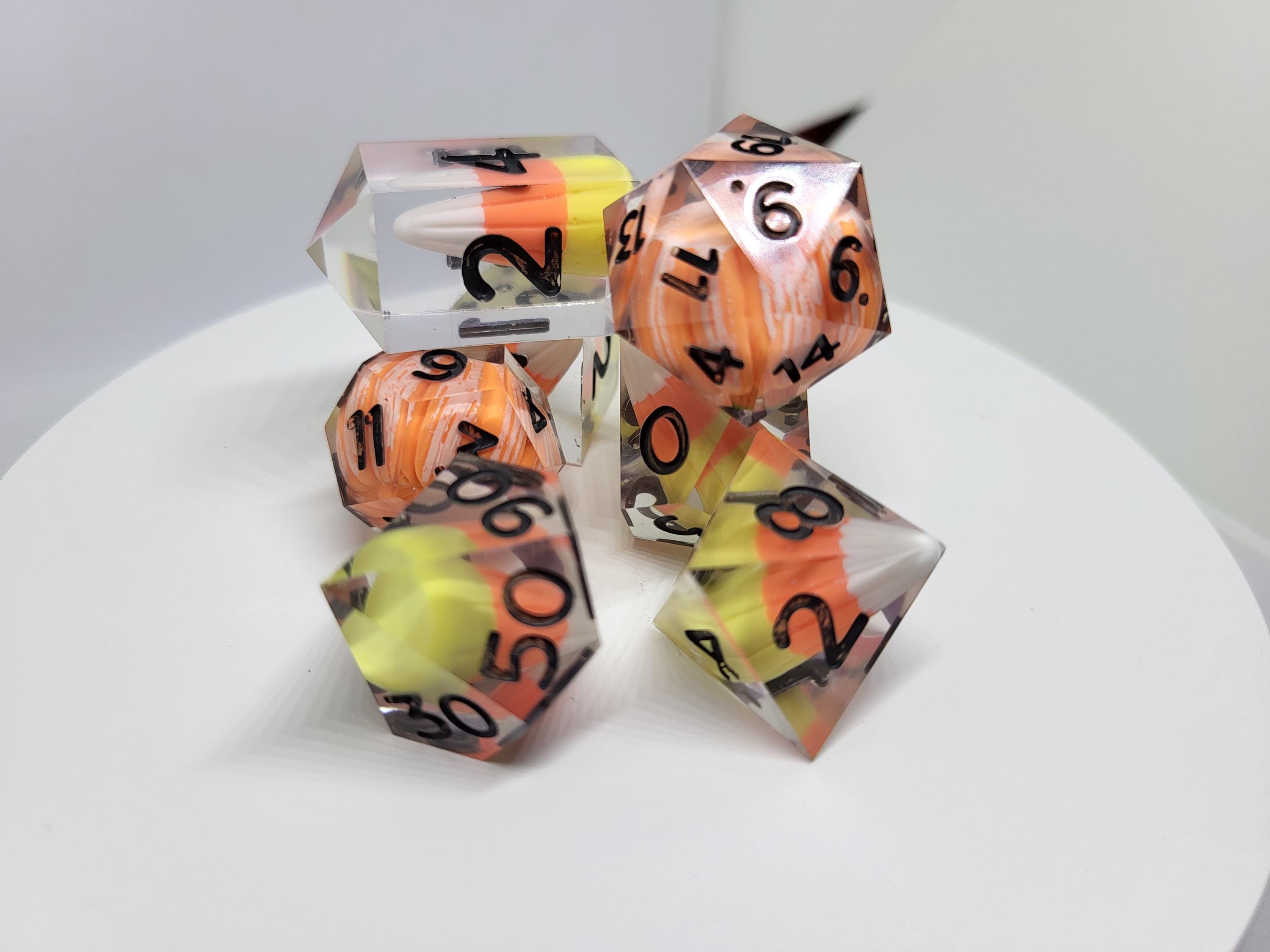 Candy Corn! - Set of 7 Gaming Dice - Etsy