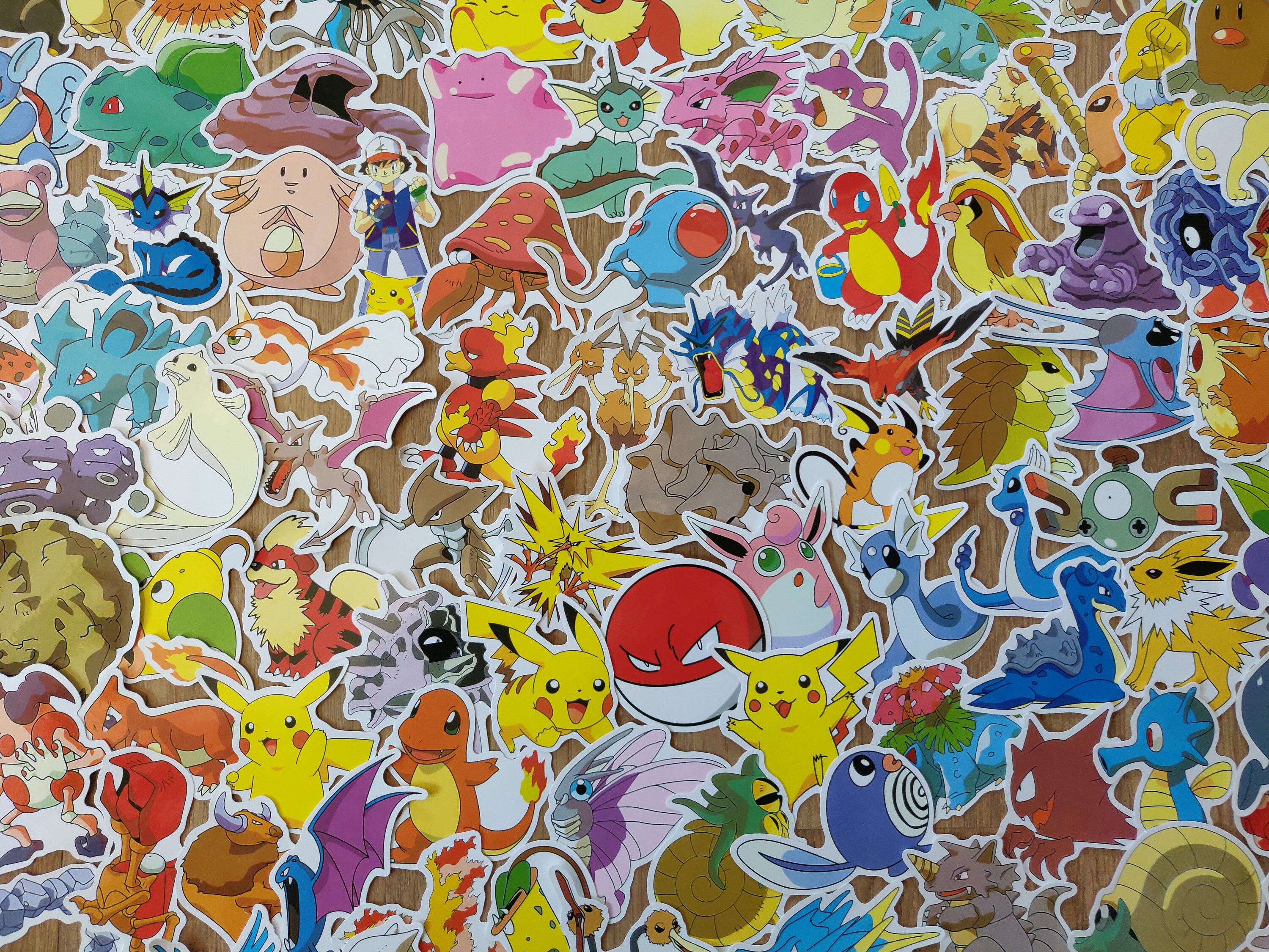 20 Pokemon Stickers sticker pack pikachu children party bag | Etsy