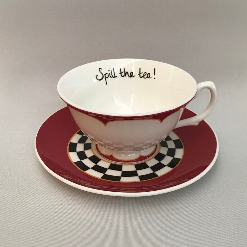Rupaul's Drag Race Inspired Tea Cup and Saucer - Etsy