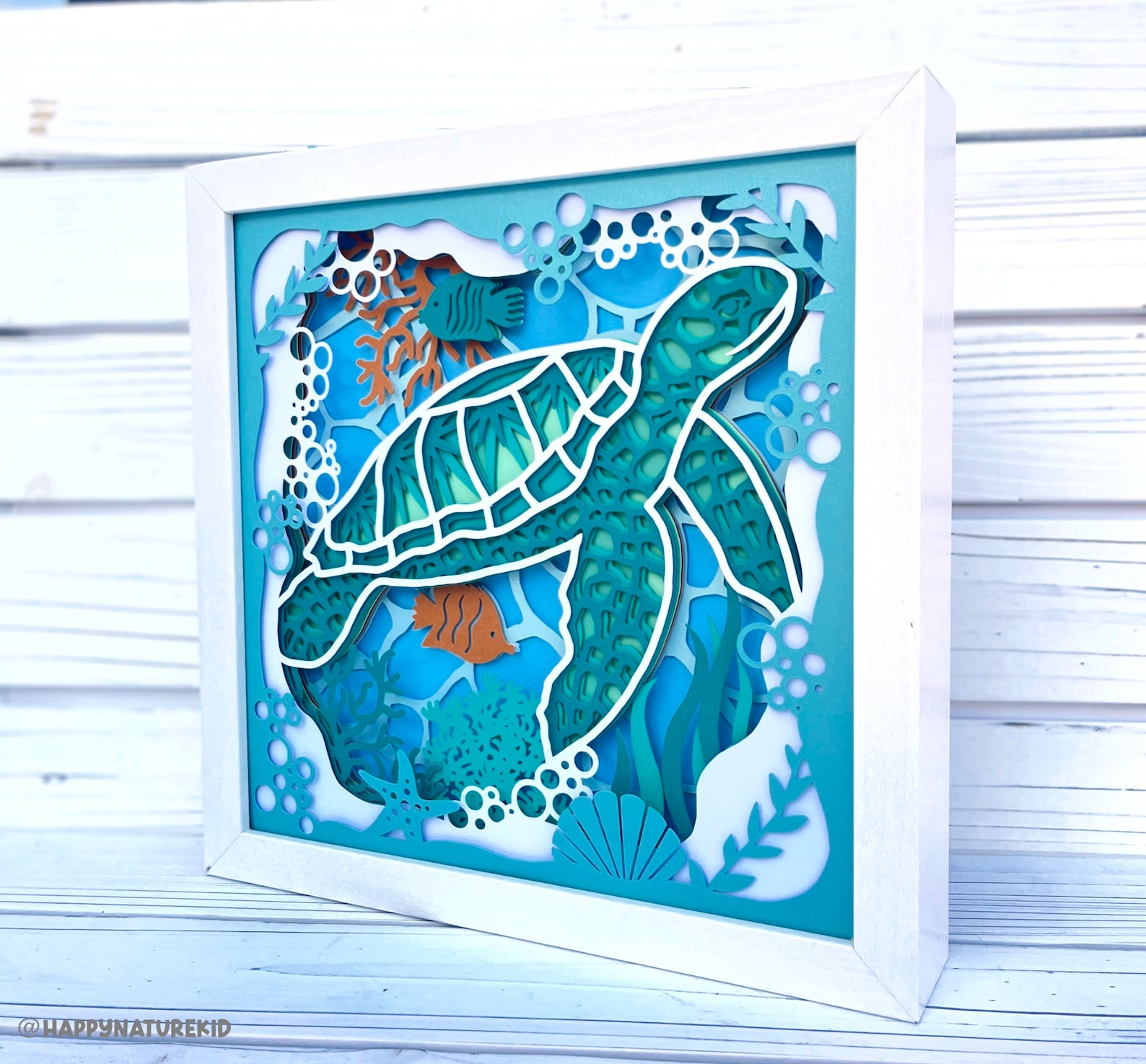3d Sea Turtle Shadow Box Svg 3d Turtle Shadow Box Svg - Etsy Canada