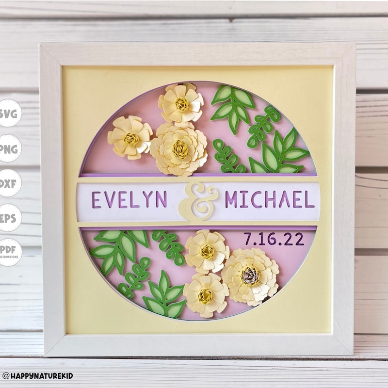 Wedding Shadow Box - Etsy