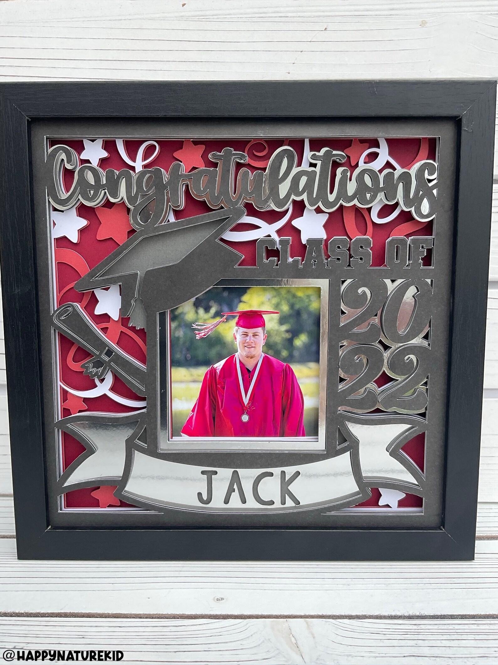 Graduation Shadow Box Svg Personalized Graduation Svg Class - Etsy Canada