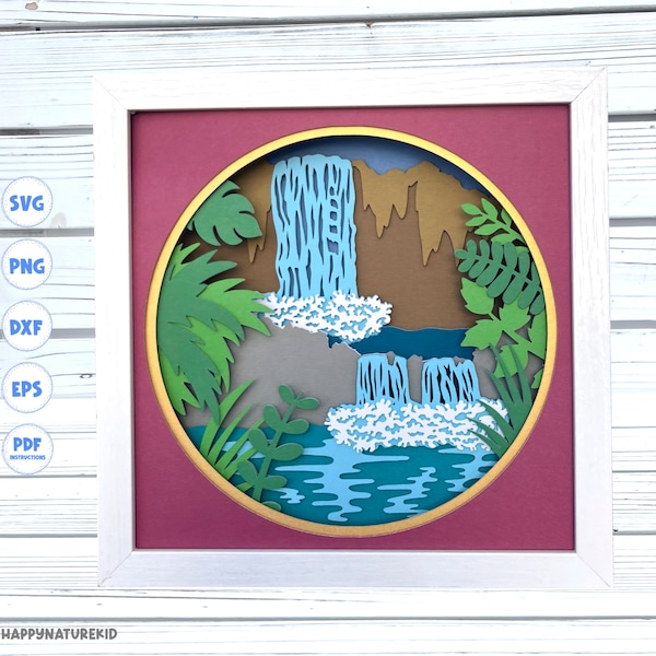 Waterfall Svg - Etsy