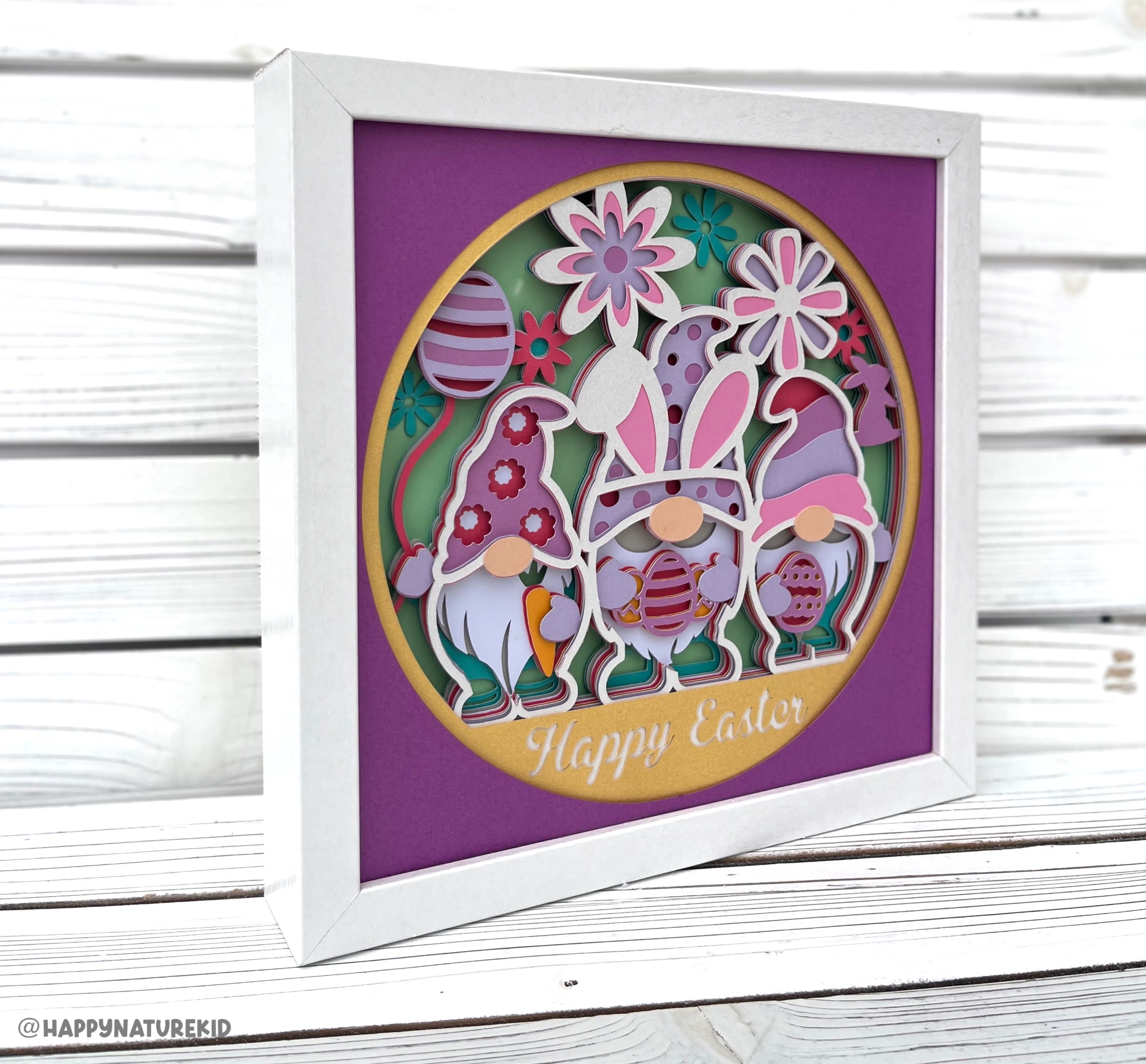 3d Easter Gnomes Shadow Box Svg Easter Shadow Box Svg 3d - Etsy Australia
