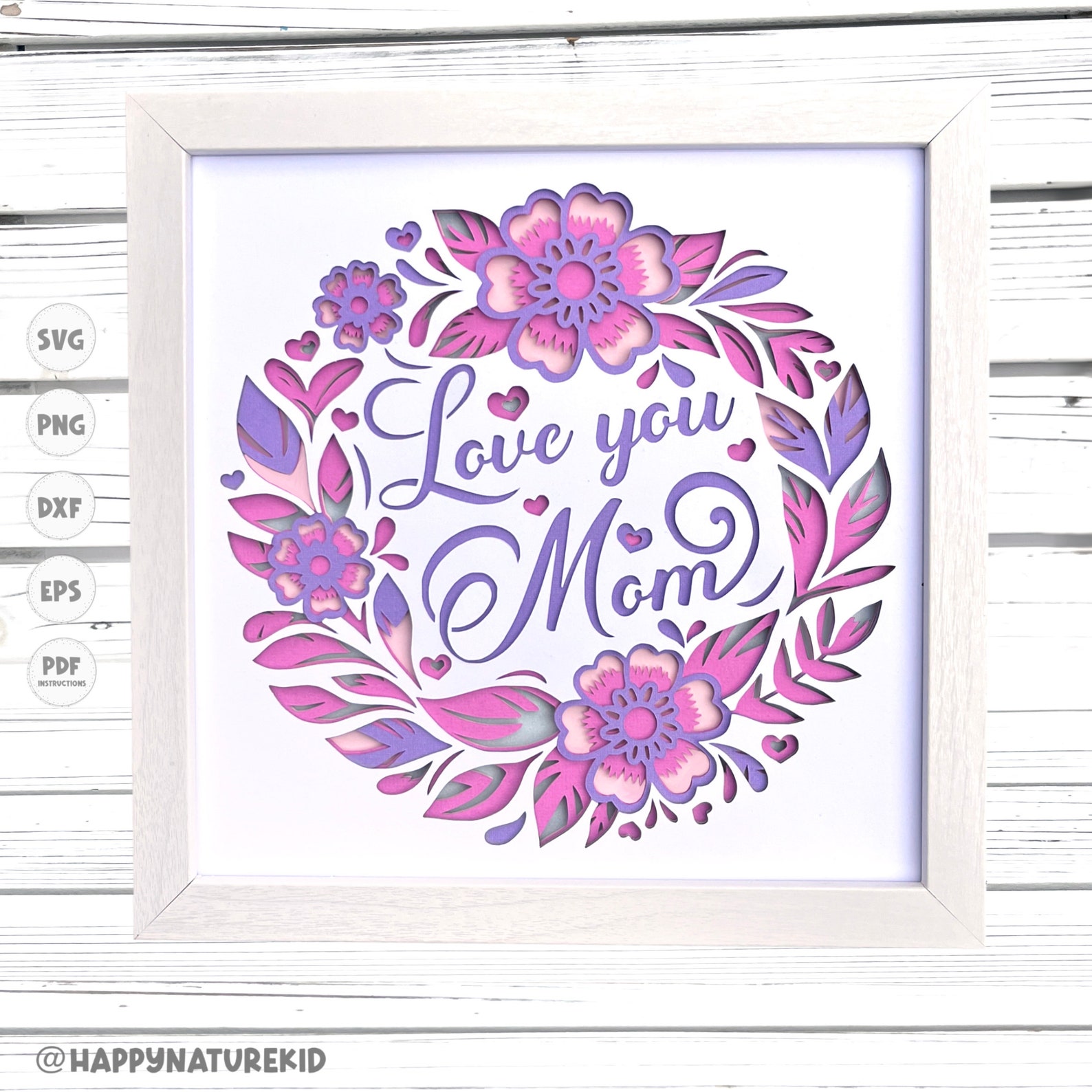 Mother’s Day Shadow Box Svg, Mom Shadow Box Svg, Mum Svg , Nanny Svg ...