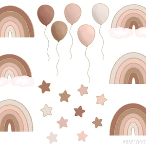 Neutral Rainbow Png, Boho Rainbow Clipart, Boho Rainbow Png, Rainbow ...