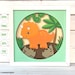 Triceratops Shadow Box Svg 3d Triceratops Svg 3d Dinosaur Svg 3d ...