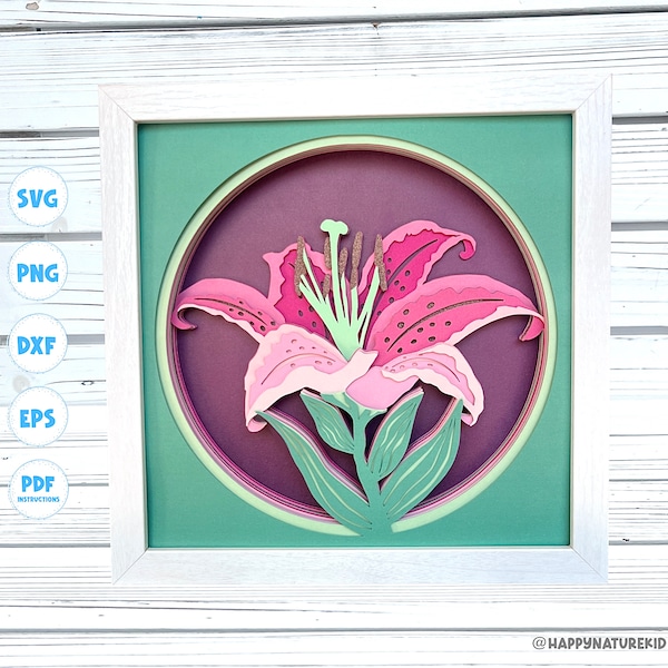 Stargazer Lily Svg - Etsy