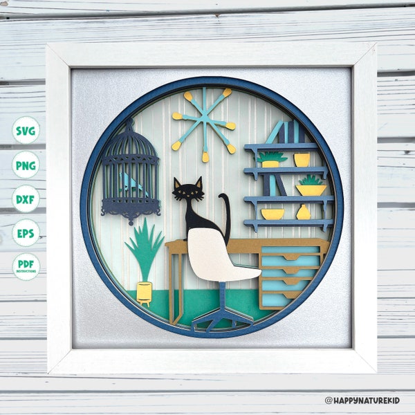 Cat Office Decor - Etsy