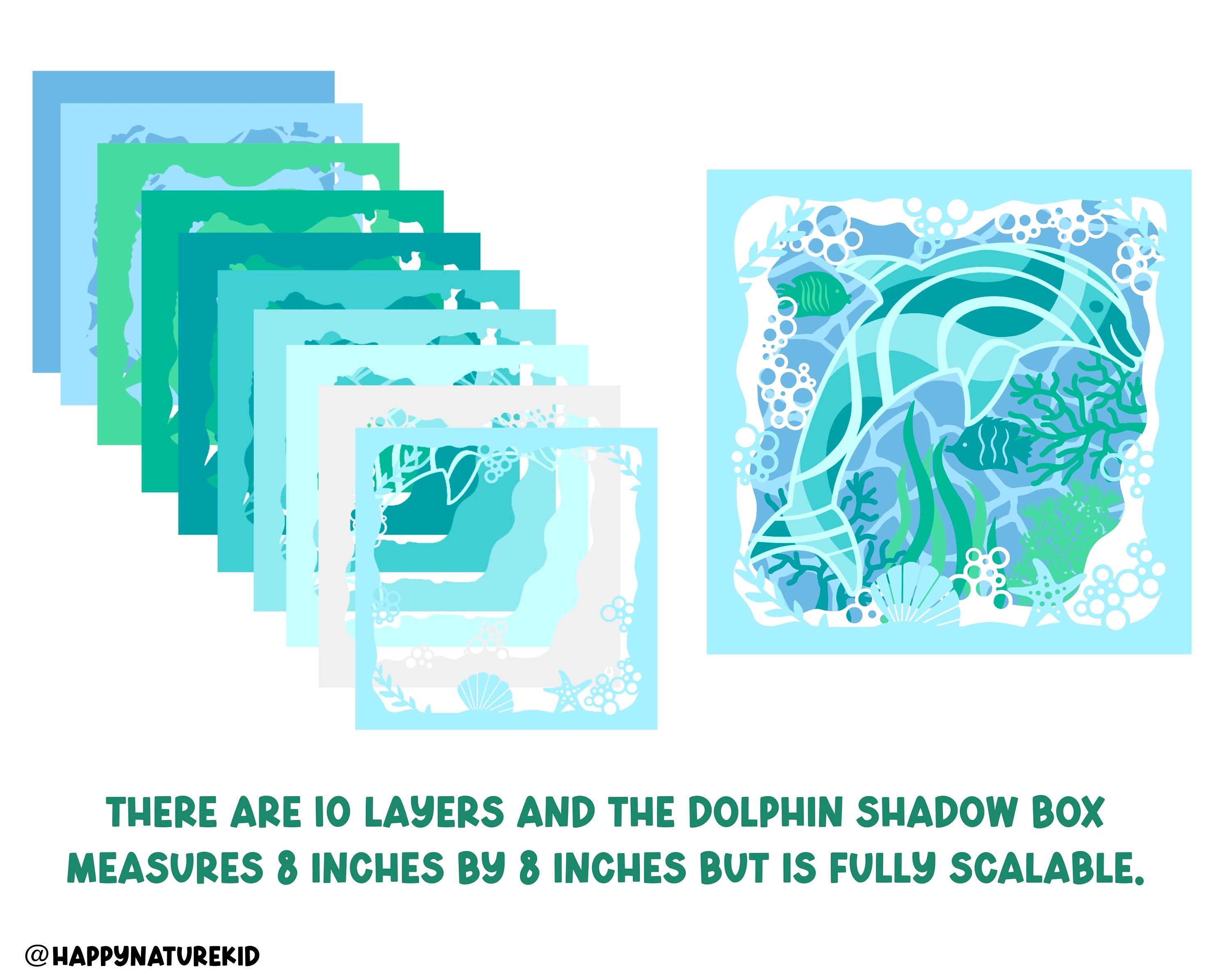 3d Dolphin Shadow Box Svg 3d Dolphin Svg 3d Shadow Box Svg - Etsy Canada