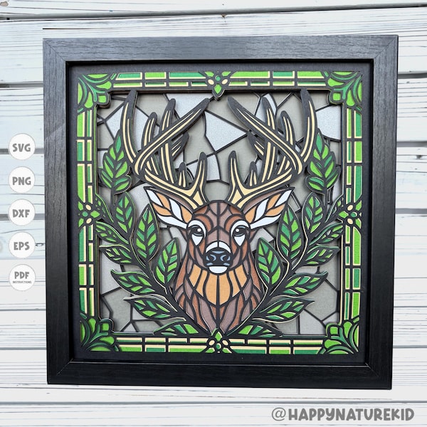 Card Box With a Deer - Etsy